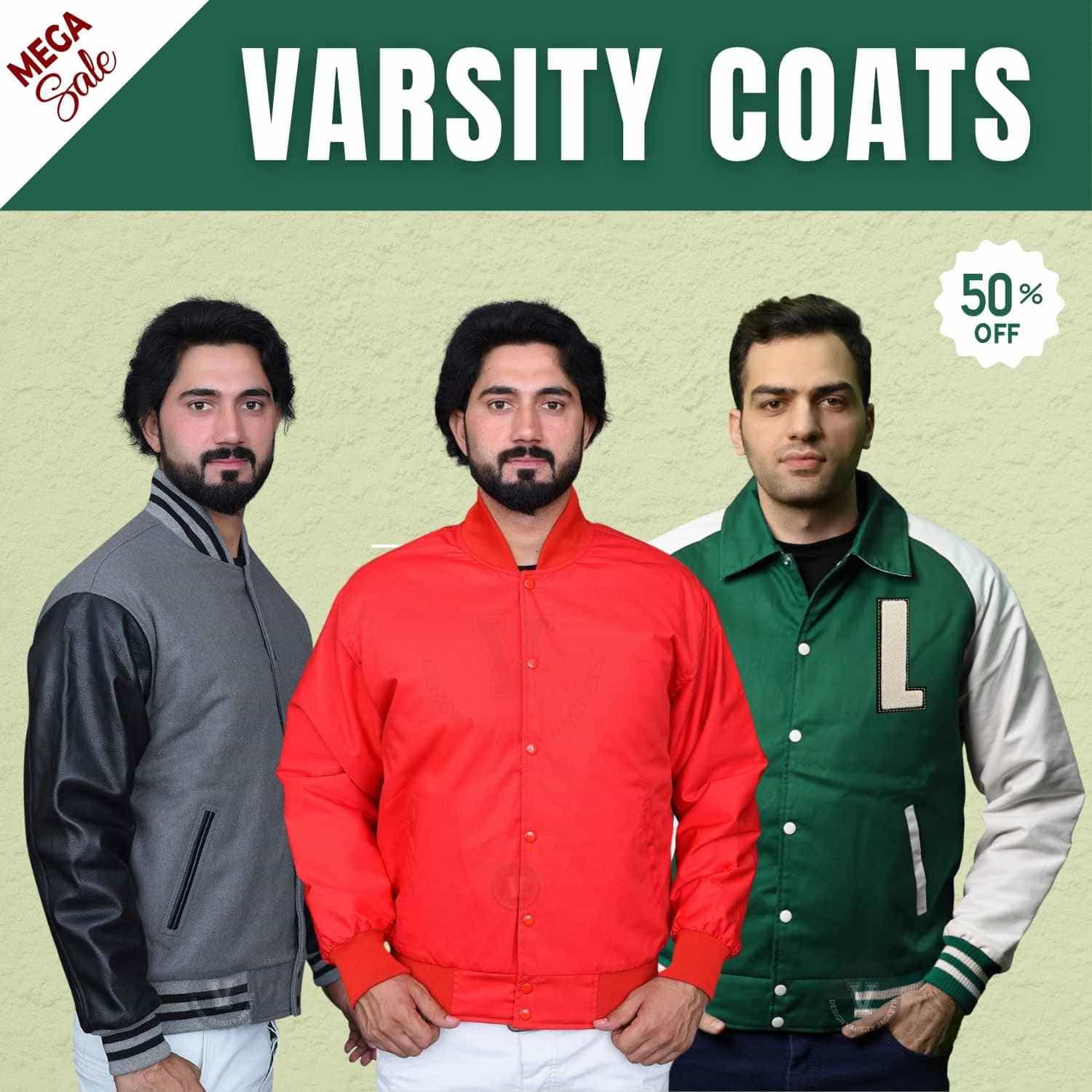 Varsity Coats for Men – Stylish & Custom Letterman Jackets