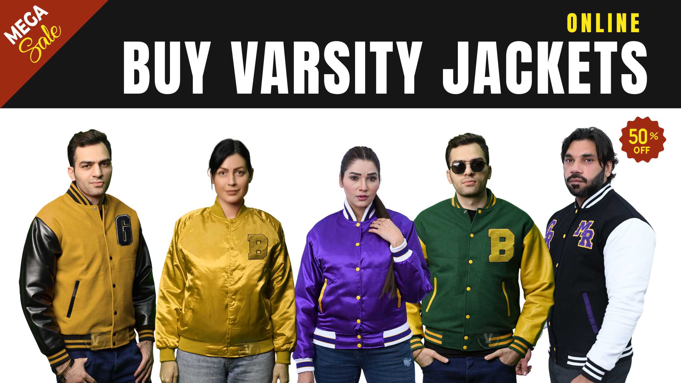 Buy Varsity Jackets Online for Men & Women