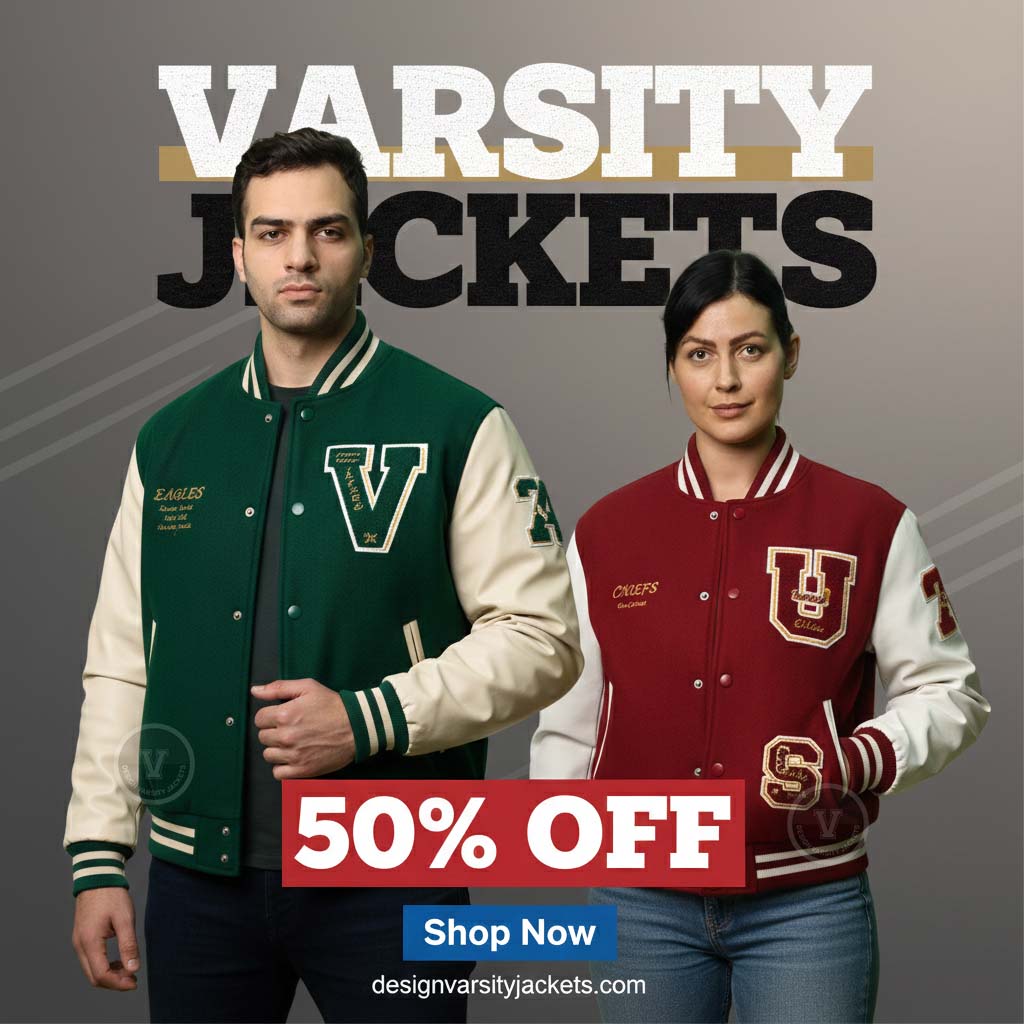 Baseball Letterman Jackets Custom Made 50% Off | Limited Offer